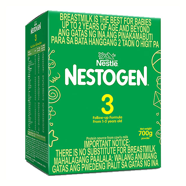 Nestogen, Three Milk 1-3 Years Old (135g, 340g, 700g, 1.3 kg, 1.8 kg), NES63 -Unlistore Philippines